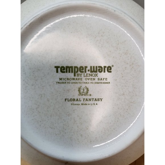 Floral Fantasy by Lenox Temper-ware | Kitchen | Vintage Floral Fantasy ...